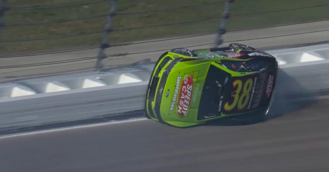 Thrilling NASCAR Chaos: Car Wall Ride in Spectacular Red Flag Crash ...